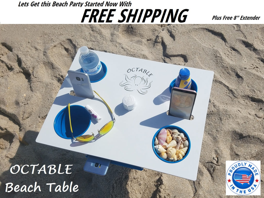 Octable Beach Table lightweight, sturdy, versatile, multi-purpose