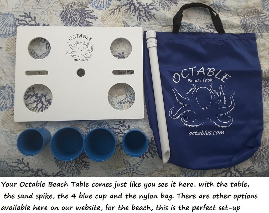 Octable Beach Table lightweight, sturdy, versatile, multi-purpose